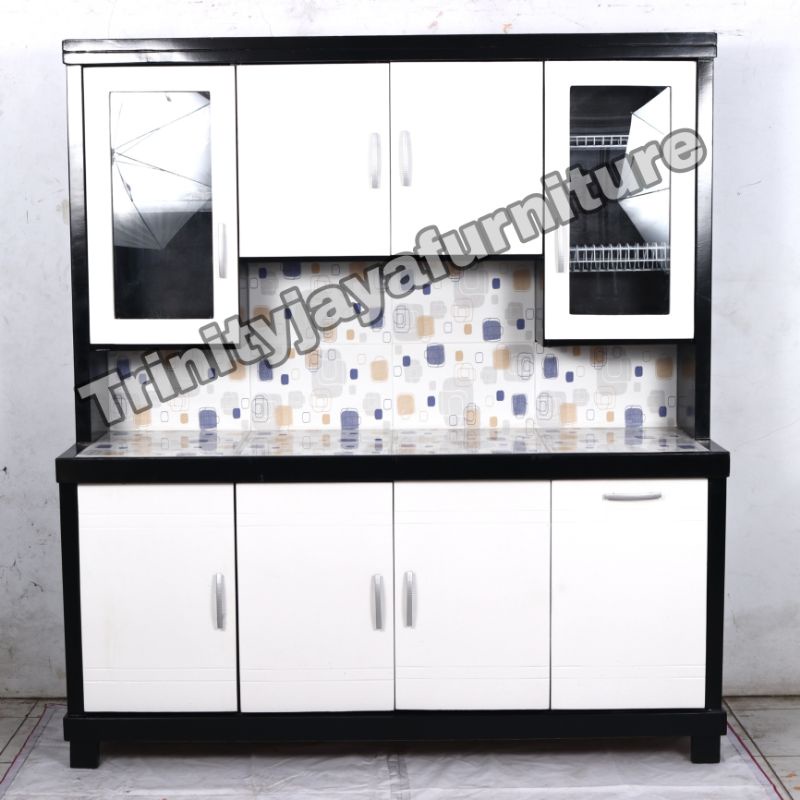 Jual Lemari Dapur / Lemari Piring 4 Pintu Swing / Rak Piring / Lemari ...