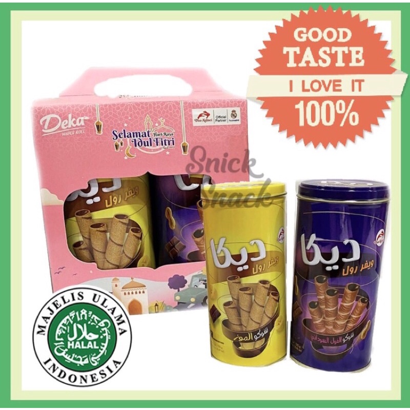 Jual DEKA Wafer Roll | Biskuit Wafer Coklat Wafer Roll Edisi Lebaran ...