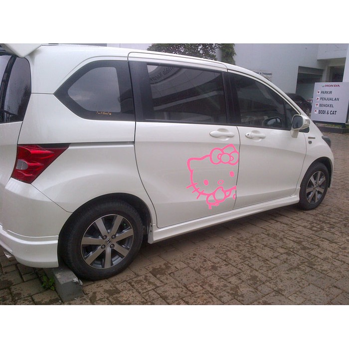 Jual Sticker "Hello Kitty" Ver 5 For Honda Freed Door | Shopee Indonesia