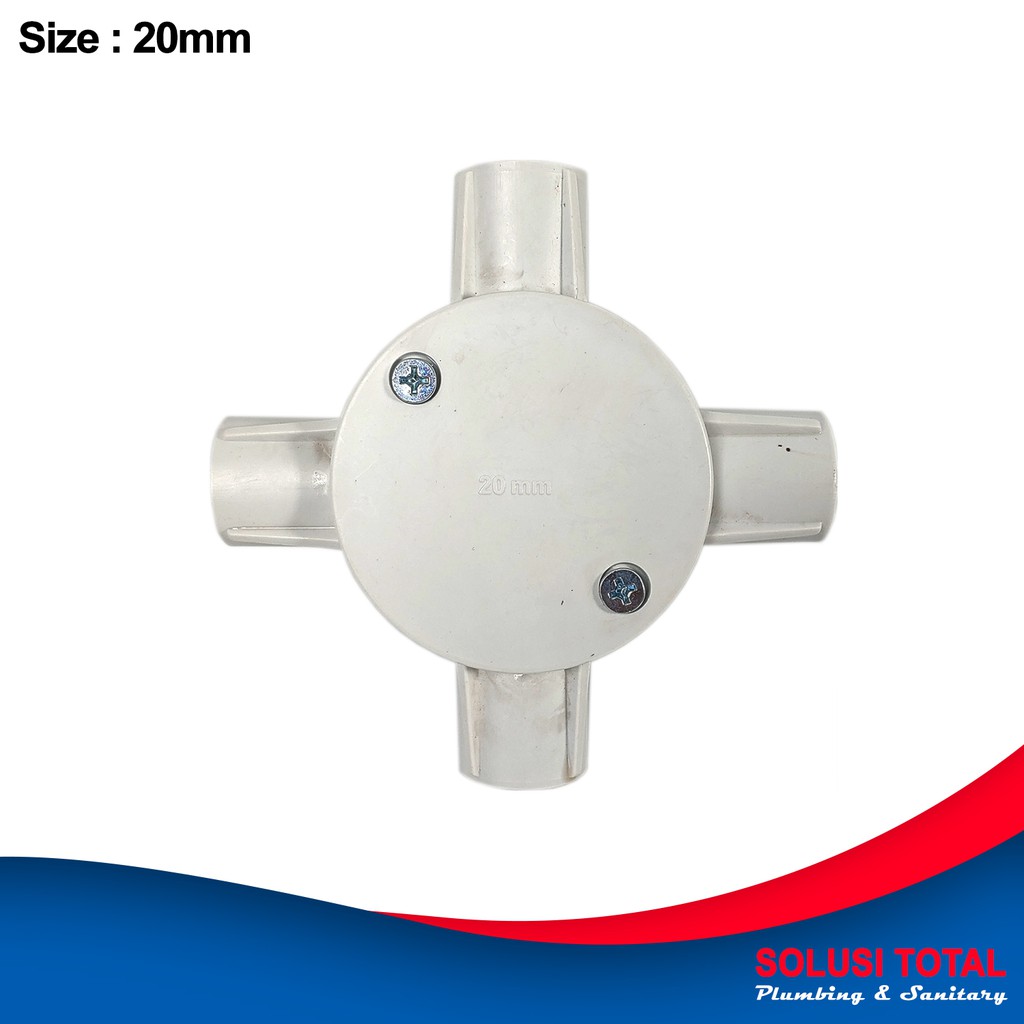 Jual Tee Dus Cabang 4 PVC 20mm Lokal | Shopee Indonesia