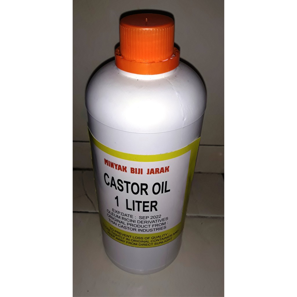 Jual castor oil minyak biji jarak oleum ricini 1 Liter | Shopee Indonesia