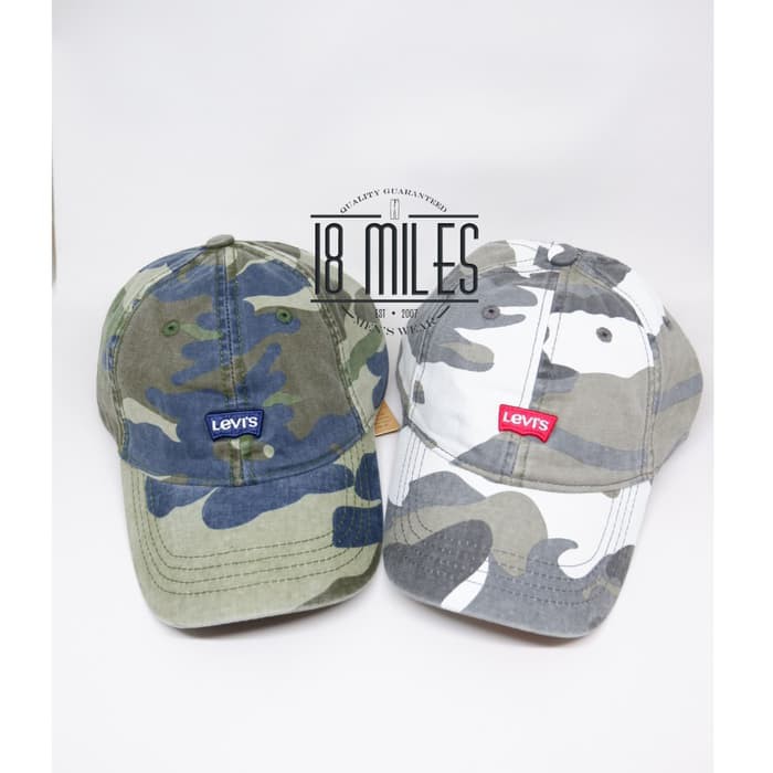 Jual topi LEVI S baseball loreng army camo import 2 warna unisex ...