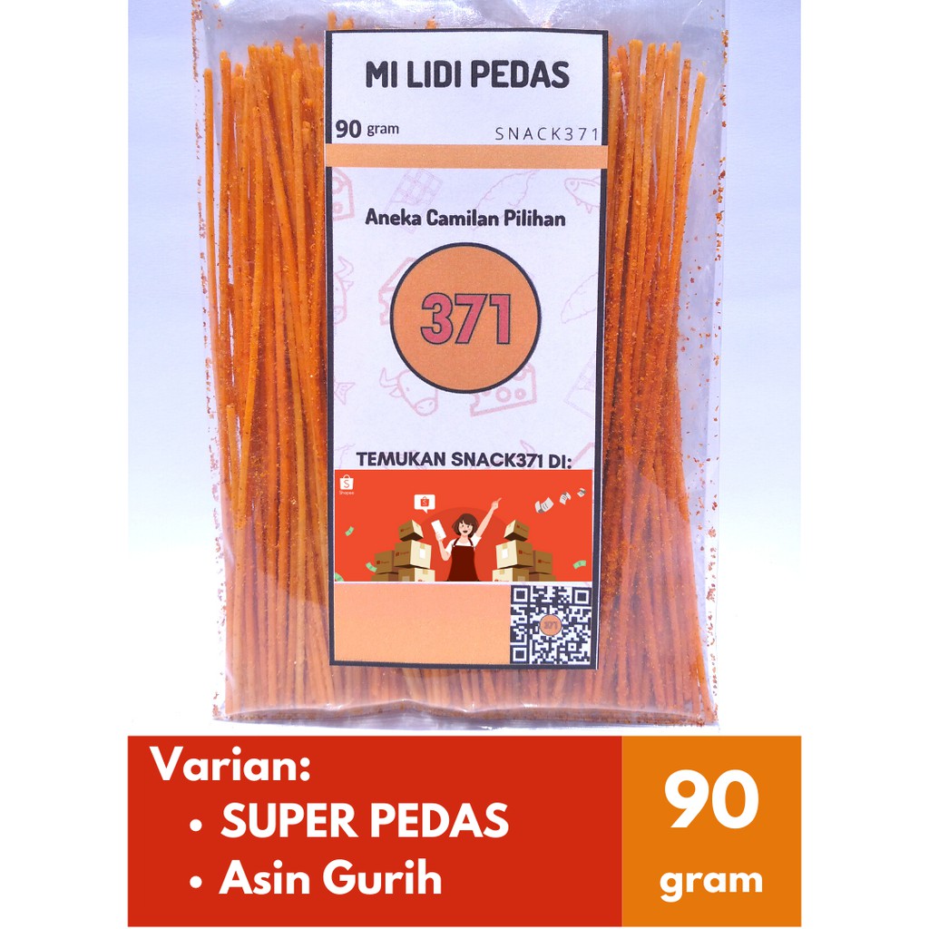 Jual Mie Lidi Lidian Mi Gurih Kriuk Pedas dan Aneka Rasa | Shopee Indonesia