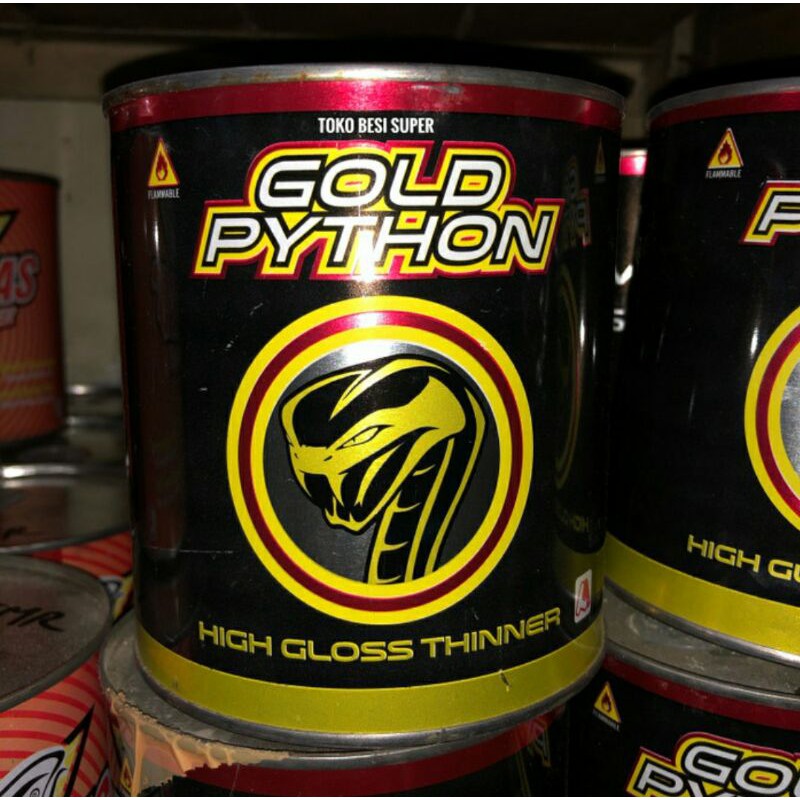 Jual Thinner High Gloss Merk GOLD PYTHON/PREDATOR @ 1Ltr | Shopee Indonesia