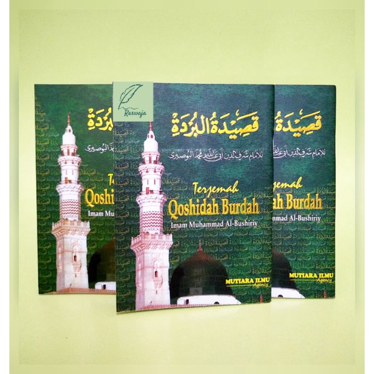 Jual Kitab Qosidah Burdah & Terjemah - mutiara ilmu / Kitab Burdah ...