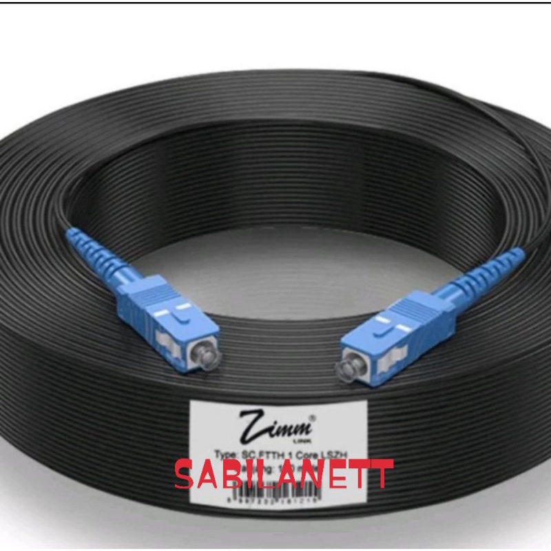 Jual Kabel FO 35 Meter Precon Siap Pakai - FTTH Dropcore 1 Core ...