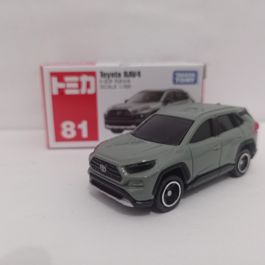 Jual Tomica No 81 toyota Rav4 abu abu diecast mobil Takara tomy reguler harga murah | Shopee ...