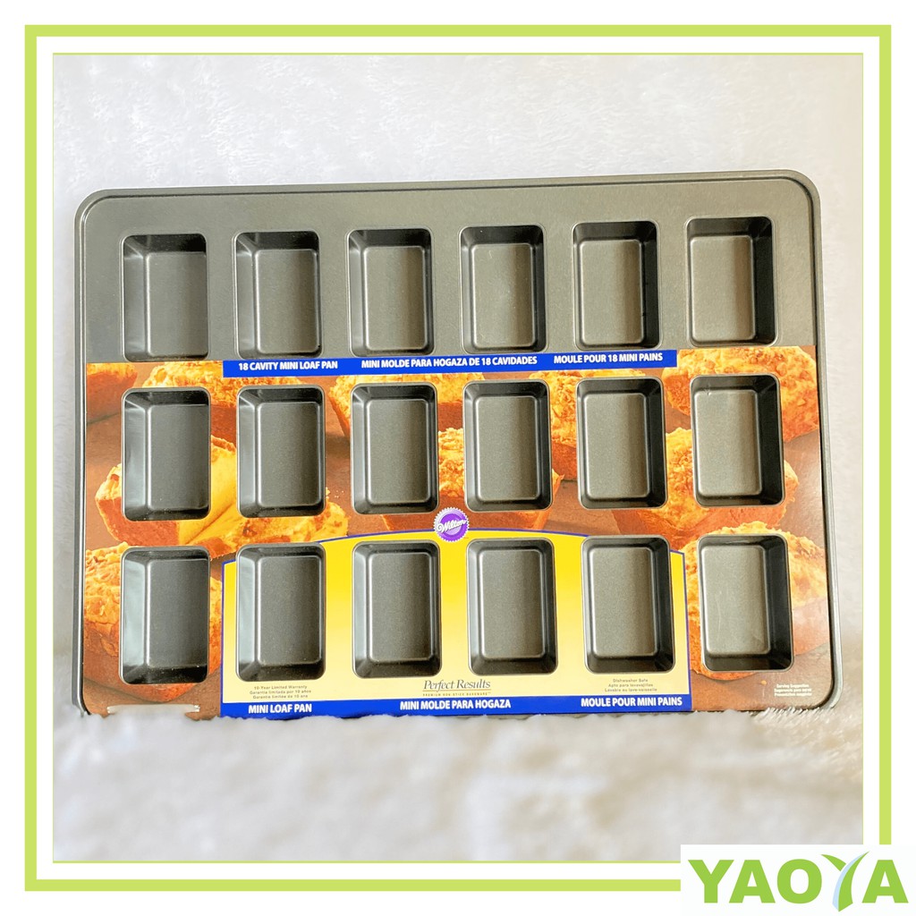 Jual Wilton 18 Cavity Mini Loaf Pan | Shopee Indonesia