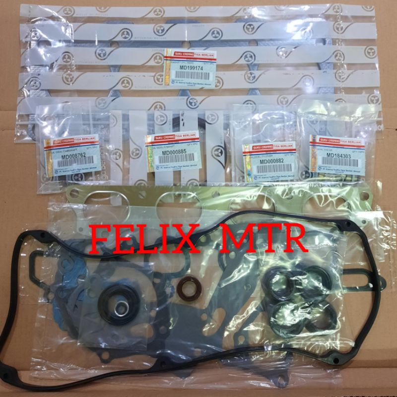 Jual PAKING SET FULL SET PAKING DEKSEL SET MITSUBISHI KUDA BENSIN 2.000CC | Shopee Indonesia