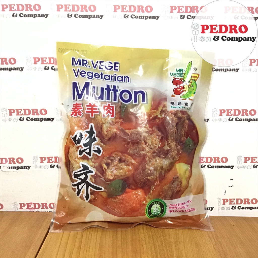 Jual FROZEN Mr vege vegetarian mutton 240 gram - daging kambing analog ...