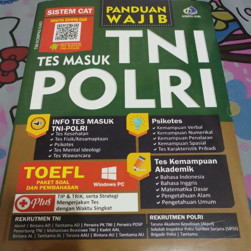 Jual Jual Cepat Buku Original Panduan Wajib Tes Masuk Tni Polri Tim