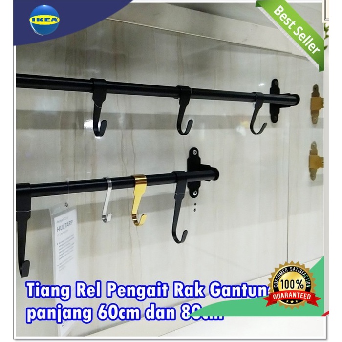 Jual M Tiang Rel Rak Gantungan Dapur, bahan Baja Tahan karat panjang ...