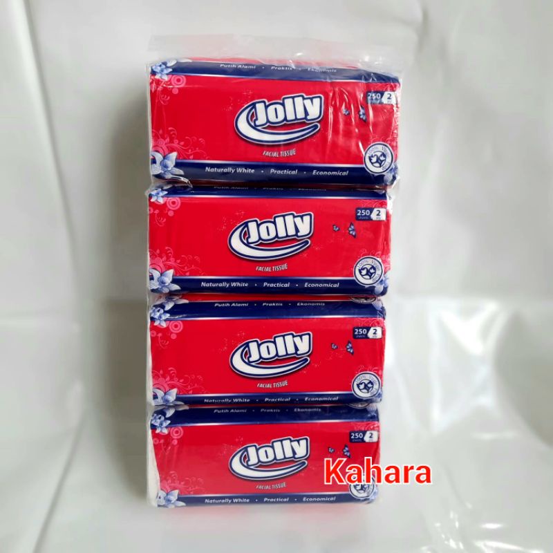Jual Tisu Jolly 250 sheets ( kemasan isi 4 ) | Shopee Indonesia