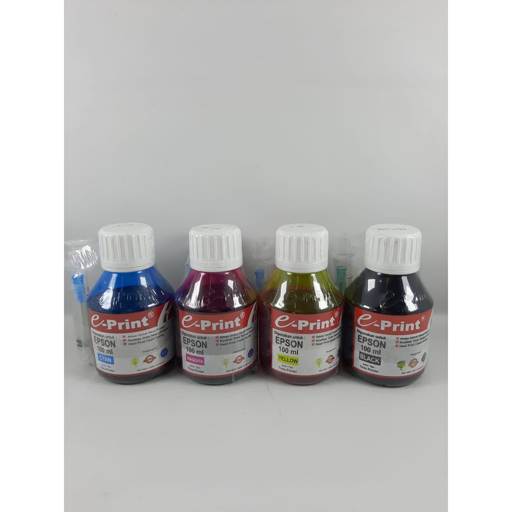 Jual TINTA E-PRINT INK EPSON 100ML / TINTA REFILL KIT / SUNTIK | Shopee ...