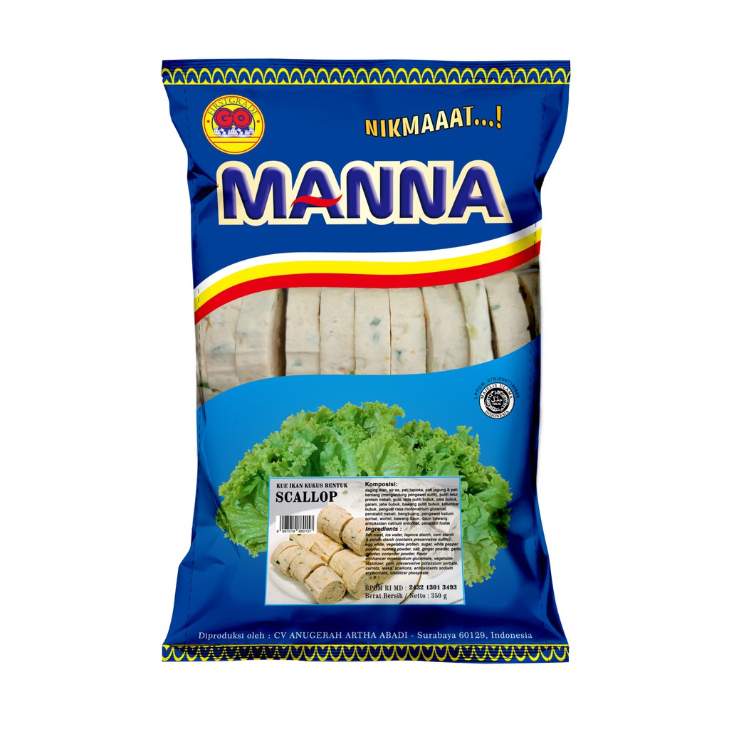 Jual [FROZEN FOOD GOMANNA] SCALLOP IKAN ISI 40 (500GR) SCALLOB KOIN ...