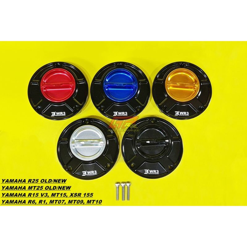 Jual Fuel Tank Cap Fuelcap Tutup Tangki WR3 Yamaha R15 V3 R25 MT15 MT25 ...