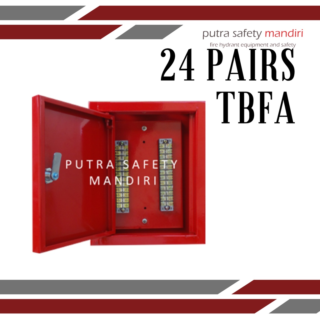 Jual TBFA BOX PANEL TERMINAL FIRE ALARM 12 - 24 PAIRS JBFA SAFETY ...