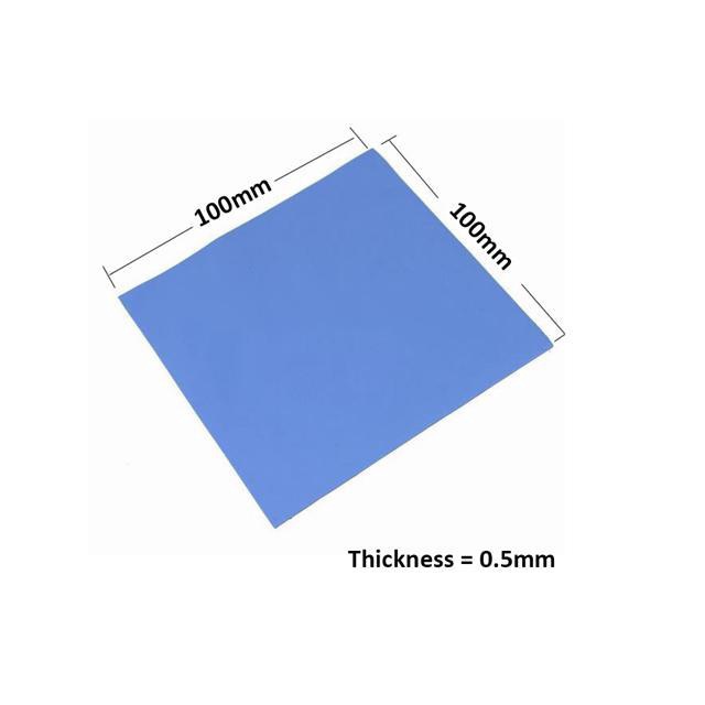 Jual thermal Pad 100 x 100 x 0.5 mm GPU CPU Heatsink cooling 100x100x0 ...