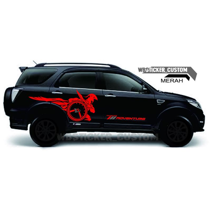 Jual stiker mobil variasi body mobil Toyota Rush Terios Fortuner dll ...