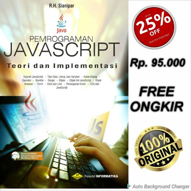 Jual Buku PEMROGRAMAN JAVA SCRIPT teori dan implementasi + CD | Shopee Indonesia