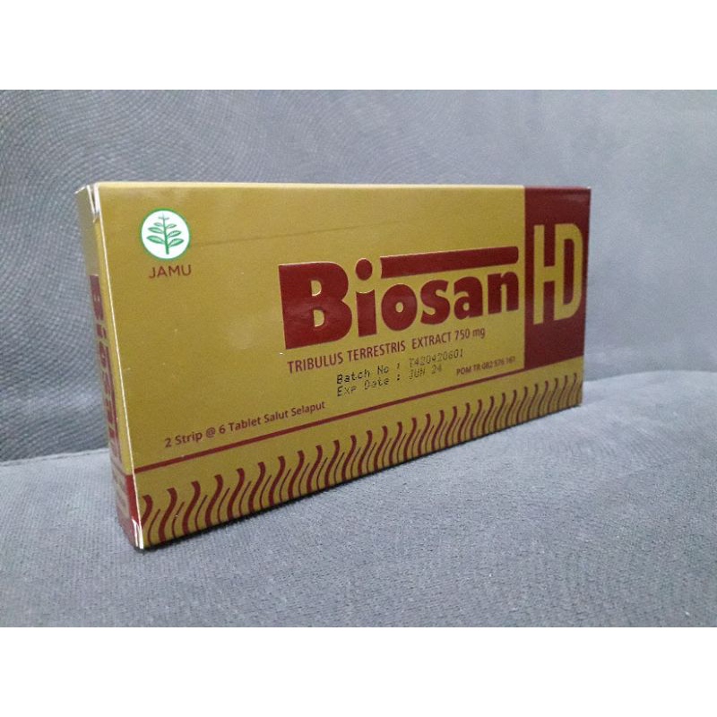 Jual BIOSAN HD (DUS : 12 TABLET) MENGANDUNG TRIBULUS TERRESTRIS EXTRACT ...