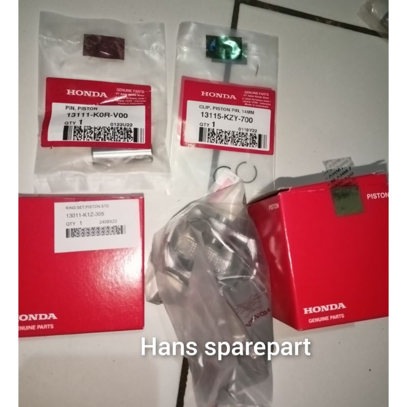 Jual PISTON KIT PCX 160 UKURAN STANDAR KODE K1Z / SEHER SET PCX 160 ...