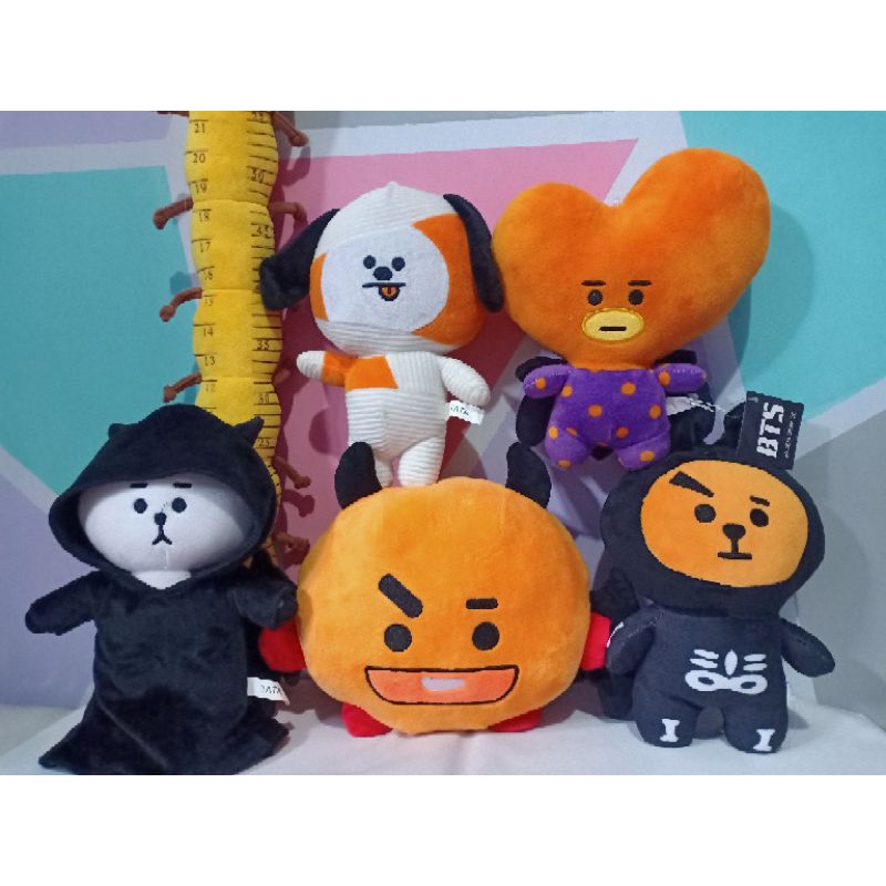 Jual Koleksi Boneka BTS BT21 edisi Halloween Chimmy Tata Shooky RJ ...