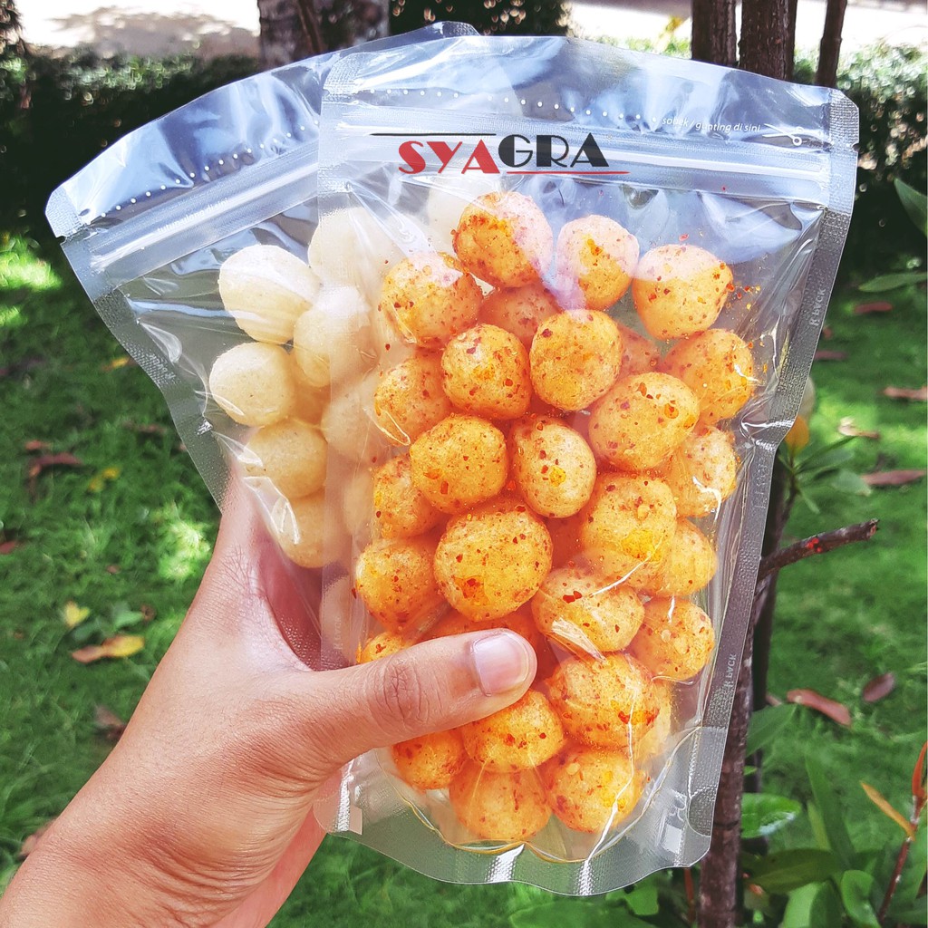 Jual Endog Lewo/ Emplod Pedas Original 50gr . Cemilan Khas Garut ...