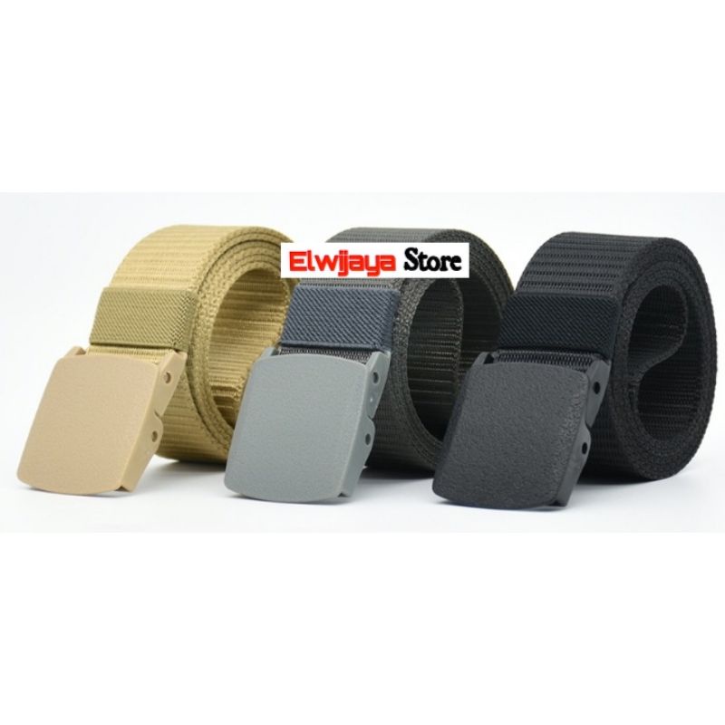Jual IKAT PINGGANG SABUK MURAH TACTICAL NYLON CANVAS / TACTICAL ARMY / ANTI METAL DETECTOR - MC ...