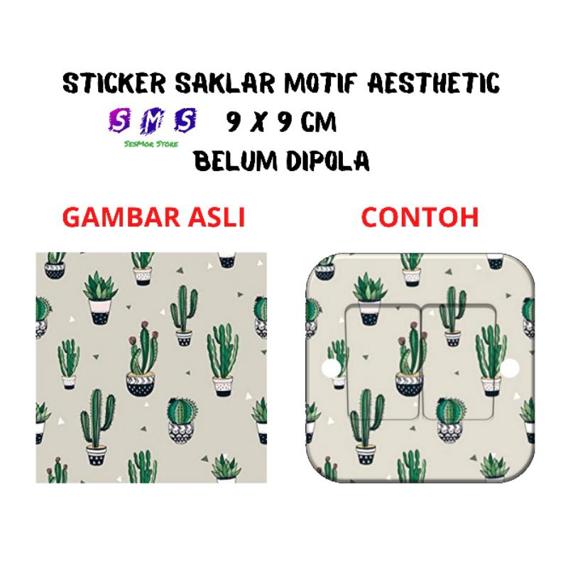 Jual Sticker Saklar Tombol Lampu Motif Aesthetic | Shopee Indonesia