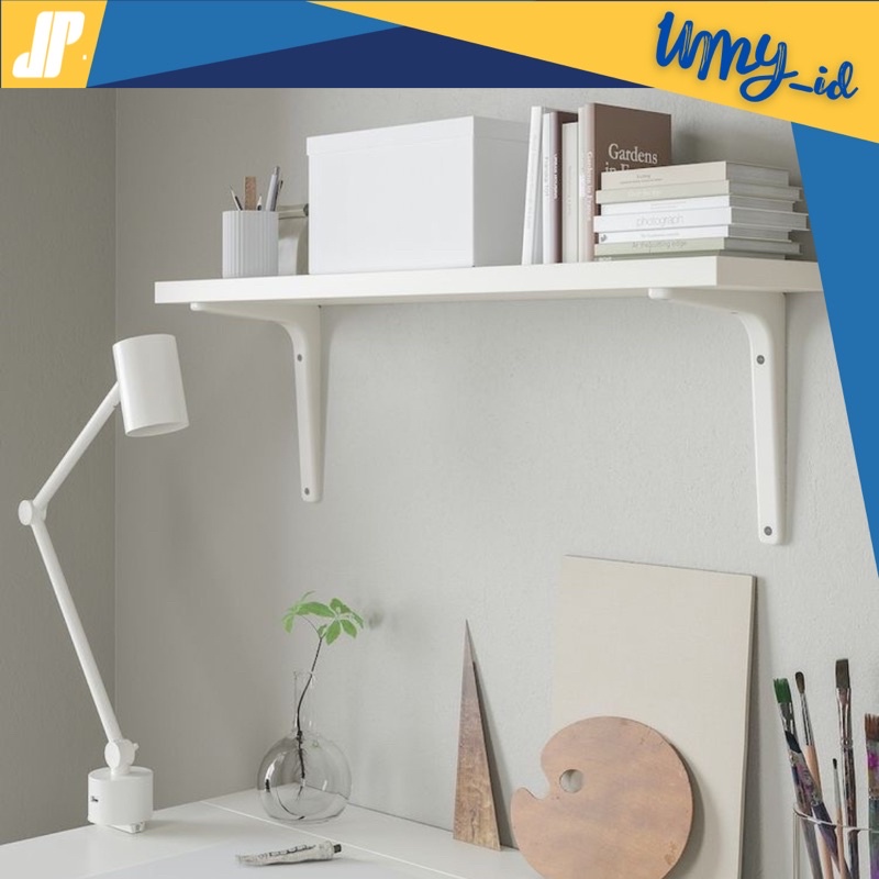 Jual RAK BRACKET SIKU DINDING PAPAN RAK + SIKU DINDING 80X20 RAK KAYU ...