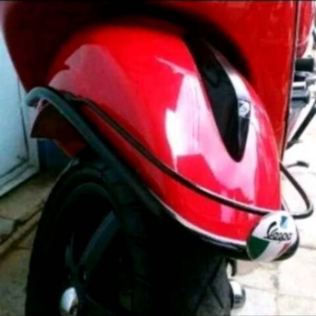Jual Aksesoris Vespa Front Bumper 2 garis Bisa Buat Vespa Primavera.New ...