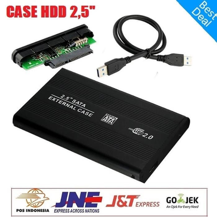 Jual Casing sata HDD eksternal 2.5 inch for laptop notebook casing hardisk Usb 2.0 | Shopee ...