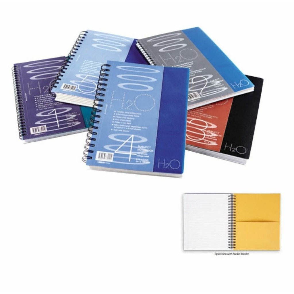 Jual GRANDLUXE MONOLOGUE H2O QUARTO 3 SUBJECT TWIN WIRE NOTEBOOK ...