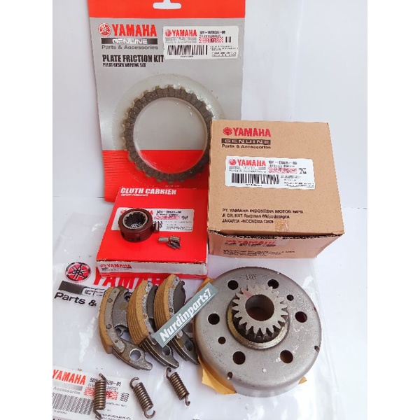 Jual Paket Mangkok ganda 20T + kampas ganda + Plat kopling + Cage Yamaha Jupiter Z1 Force Fi ...