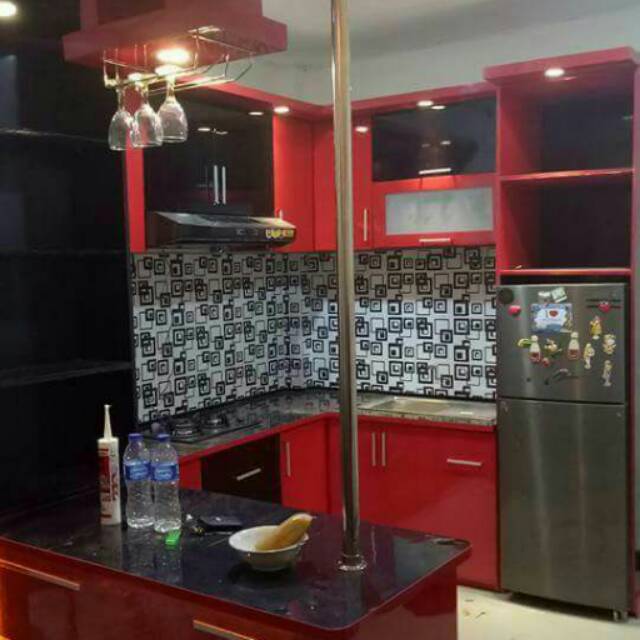 Jual Kitchen set lengkap dengan meja bar | Shopee Indonesia