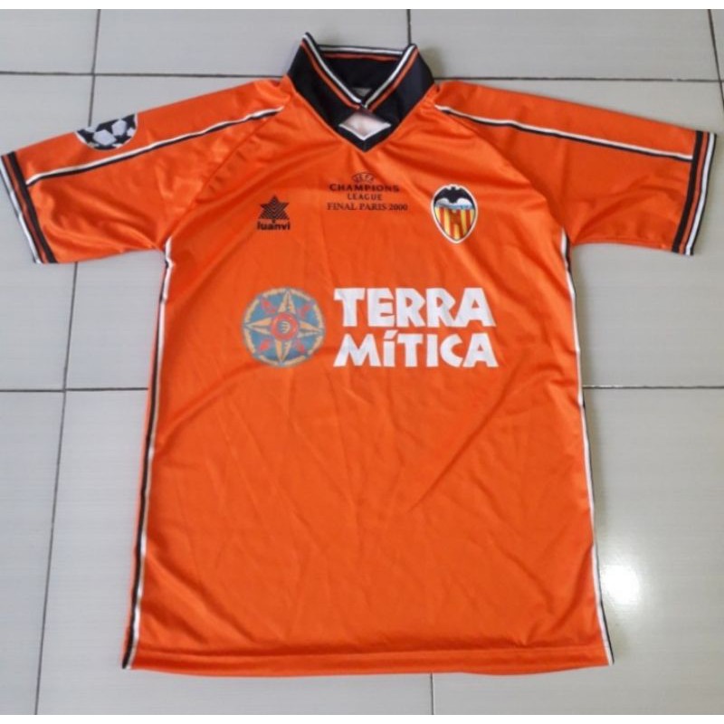 Jual Jersey Valencia 2000 away Final UCL | Shopee Indonesia