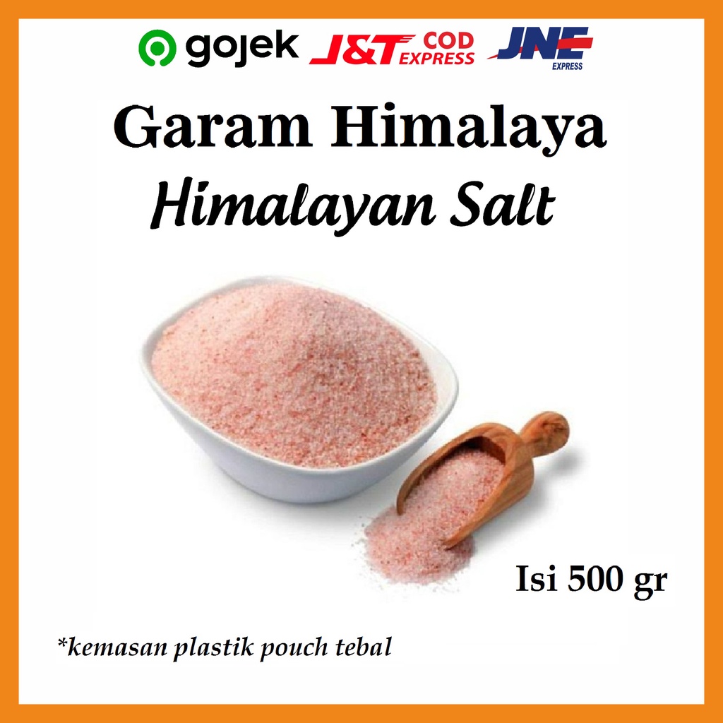 Jual garam pink garam himalaya - himalayan pink salt original 500 gr ...