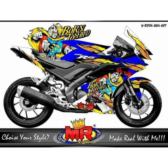 Jual Decal Premium All New R15 v.3 vva Stiker Sticker R 15 v3 desain ...
