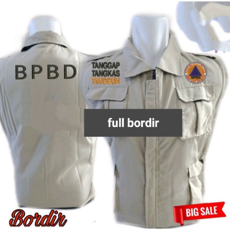 Jual Rompi BNPB full bordir Rompi BPBD vest BPBD vest BNPB rompi BPBD ...