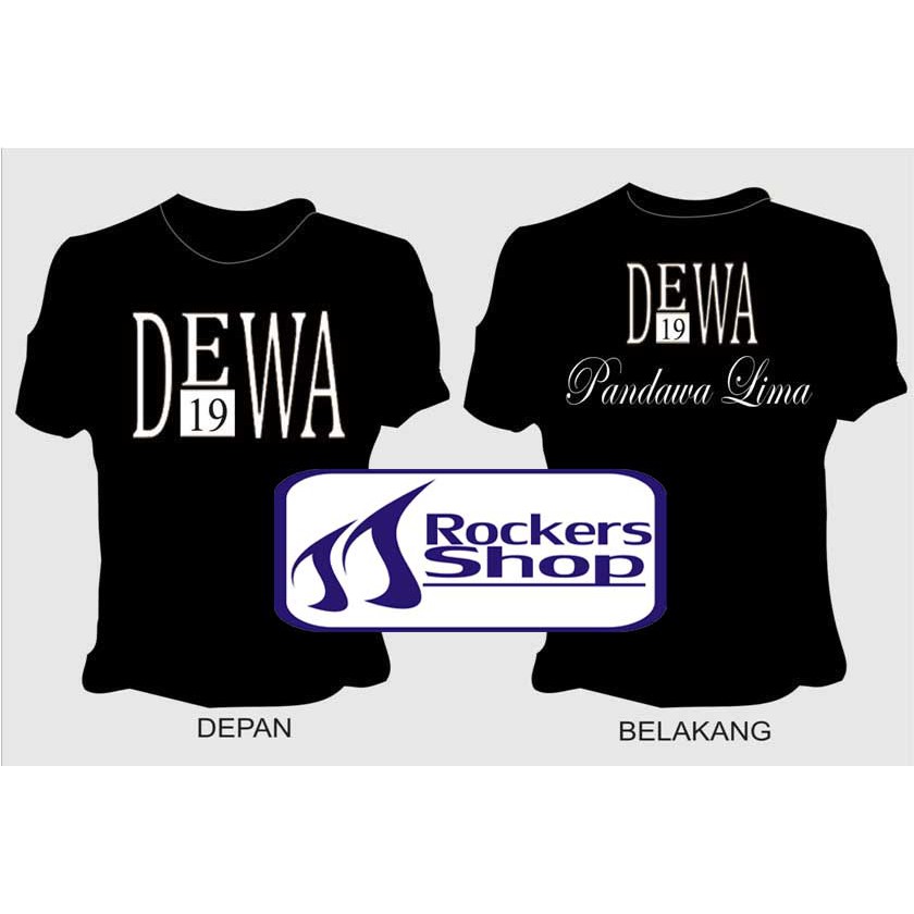 Jual KAOS DEWA 19 PANDAWA LIMA LOGO | Shopee Indonesia