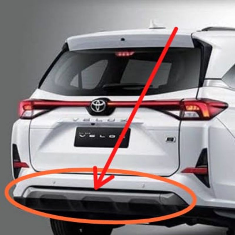 Jual COVER BUMPER BEMPER BELAKANG TOYOTA ALL NEW VELOZ 2022 | Shopee ...