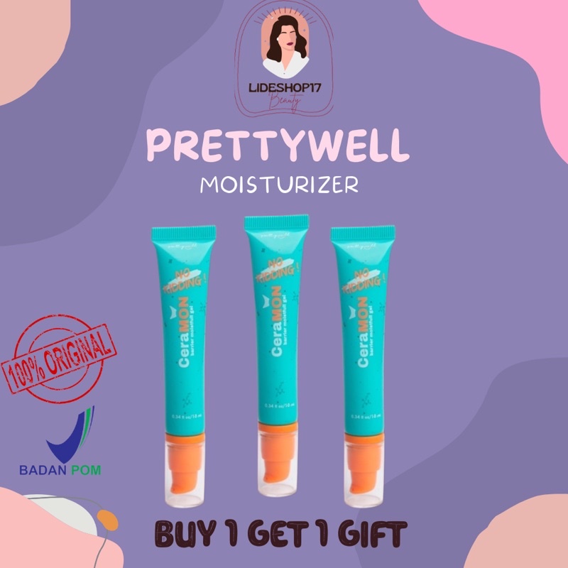 Jual [READY] MOISTURIZER BY PRETTYWELL CERAMON BARRIER MOISTFULL GEL PELEMBAB WAJAH PRETTY WELL ...