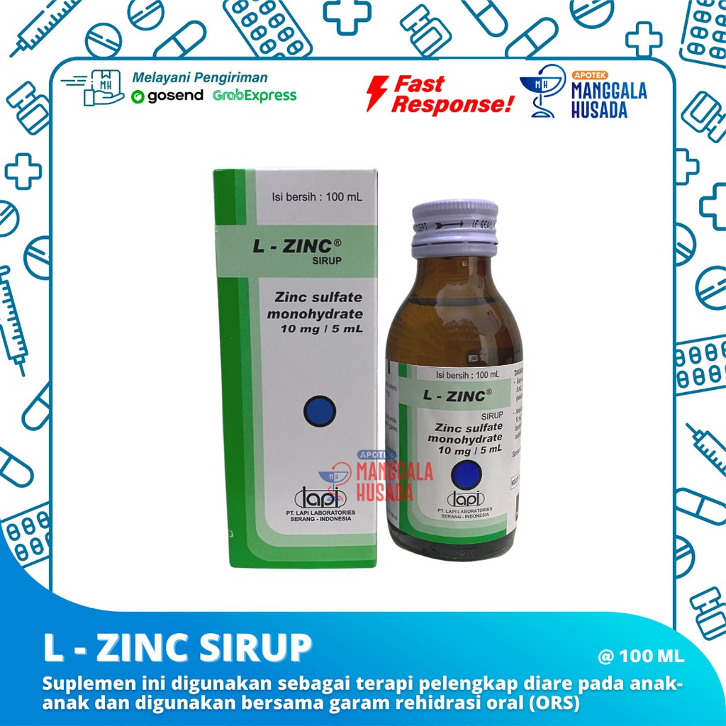 Jual L-ZINC SIRUP @ 100 ML | Shopee Indonesia