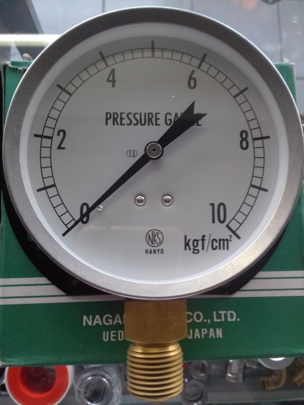 Jual PRESSURE GAUGE NKS .NAGANO DRAT 1/2 "IN UK 10 KG / 15 KG (JPN) | Shopee Indonesia