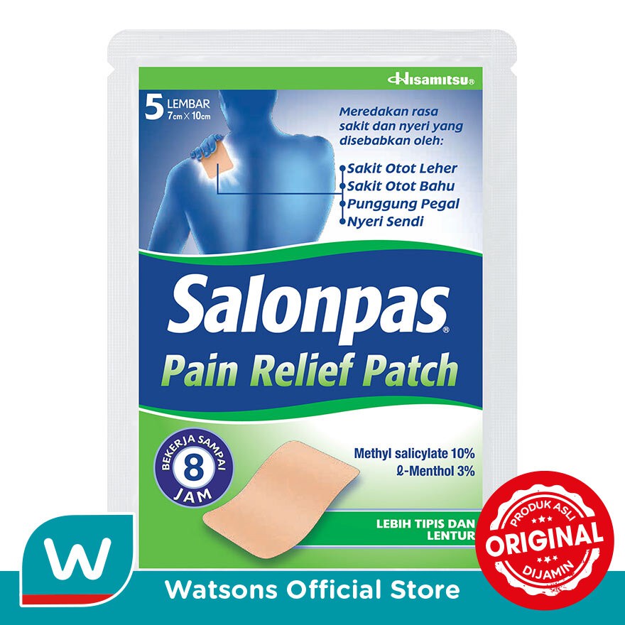 Jual Salonpas Pain Relief Patch 5 Lembar | Shopee Indonesia