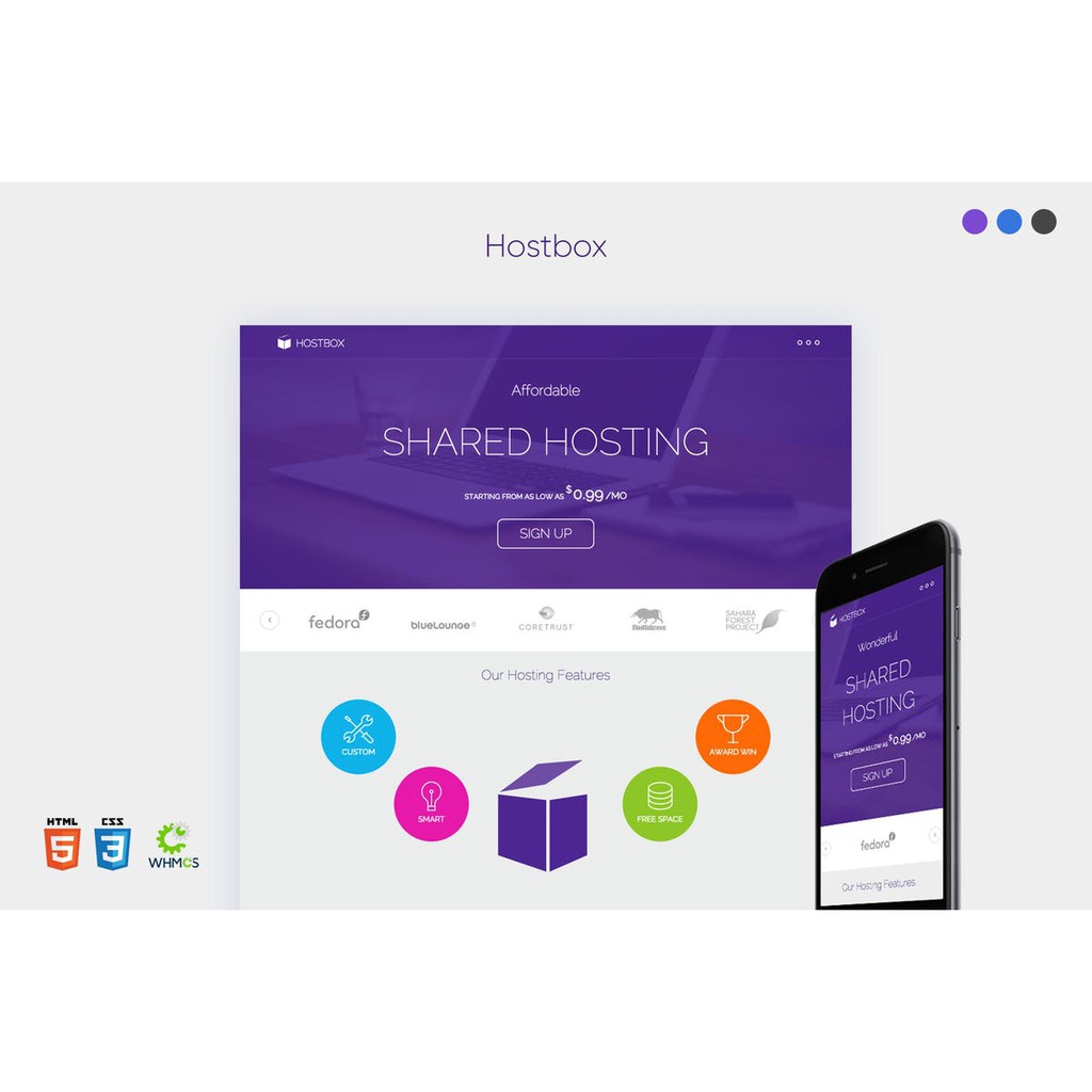 Jual Landing HTML Page - Hostbox WHMCS & HTML5 Landing HTML Page | Shopee Indonesia