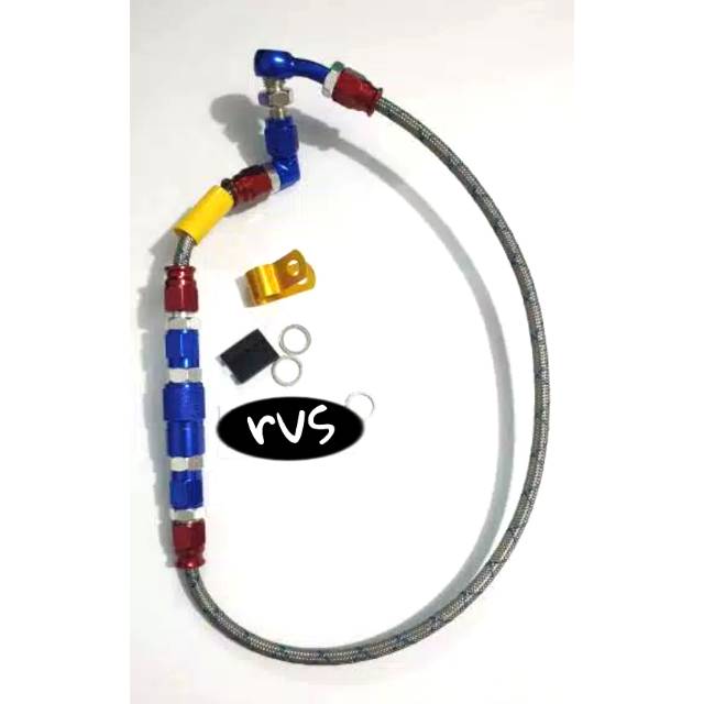 Jual Selang rem belakang psi serat carbon sc morin jfk kabel selang rem ...