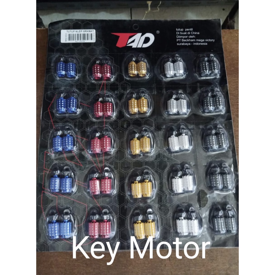 Jual Tutup Klep / Pentil Ban Motor Variasi Model Granat - Dadu Merk TAD ...