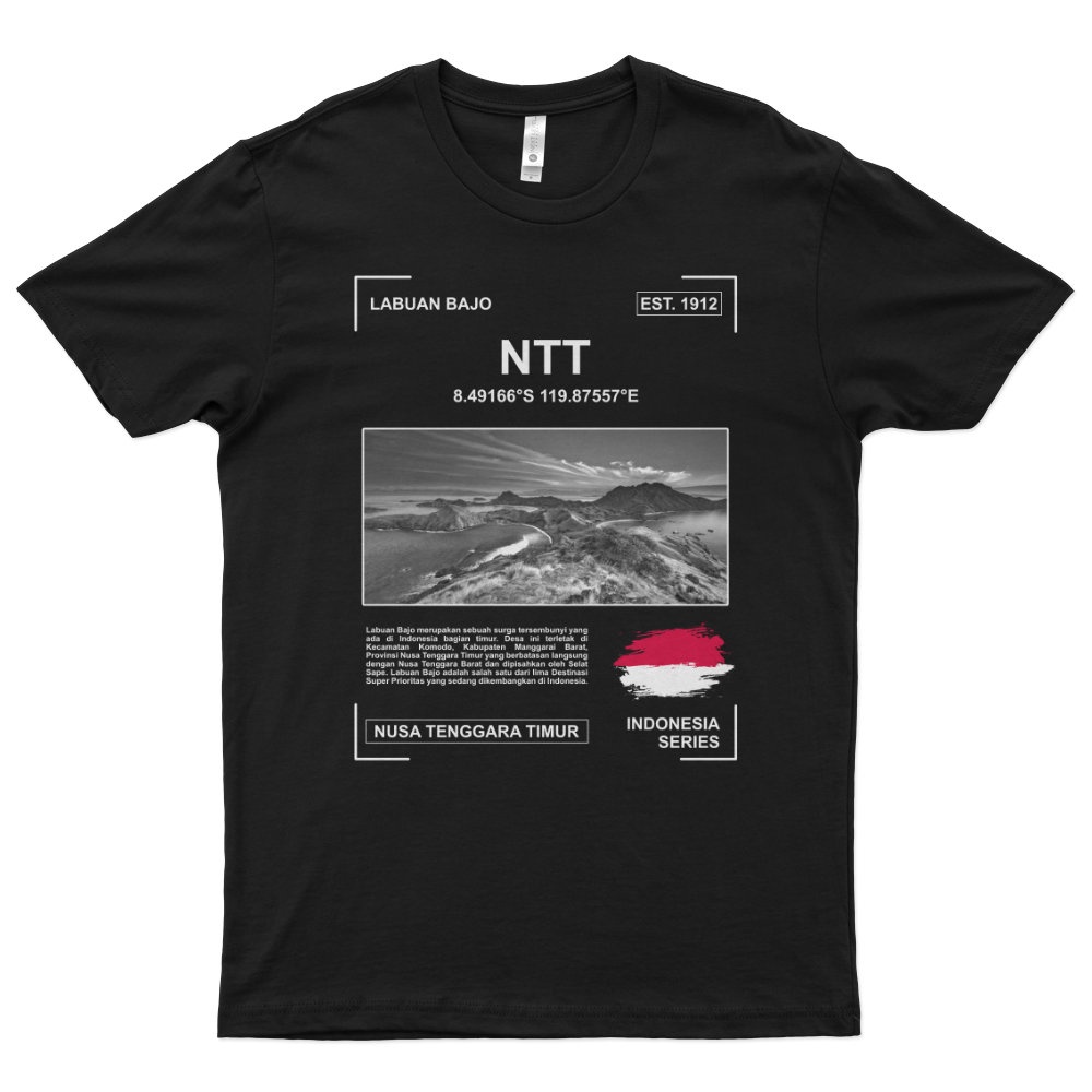 Jual Kaos Distro Premium Lengan Pendek Labuan Bajo NTT Indonesia T ...